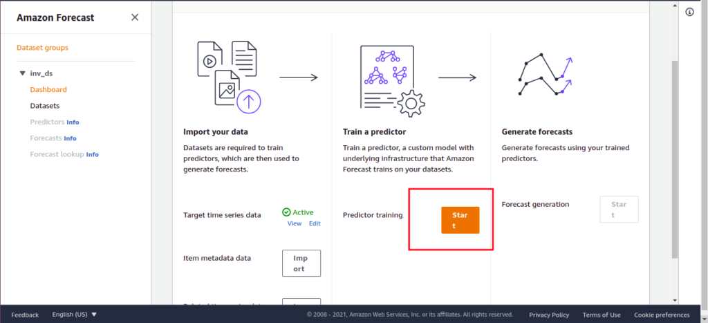 Case Study - How to Use Amazon Forecast to predict future sales