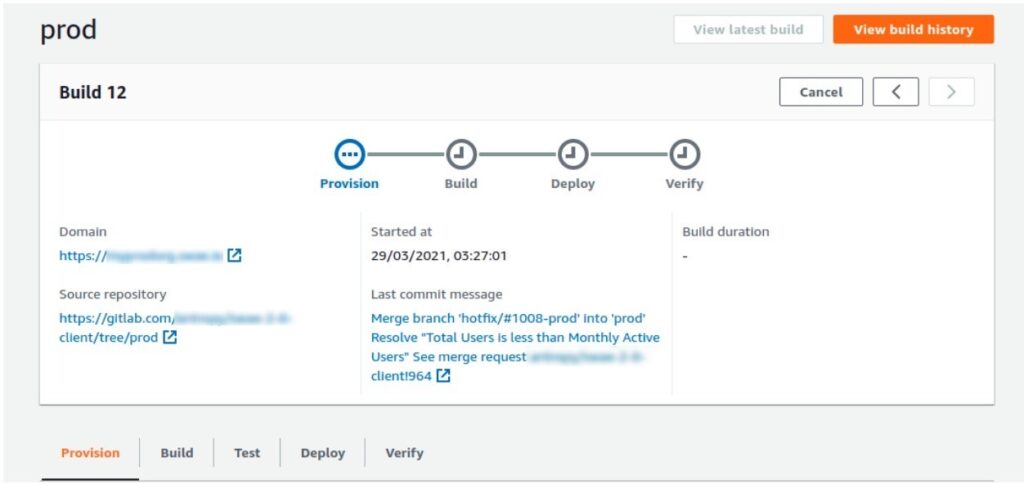 How to Host front end apps with AWS Amplify services. A detailed guide